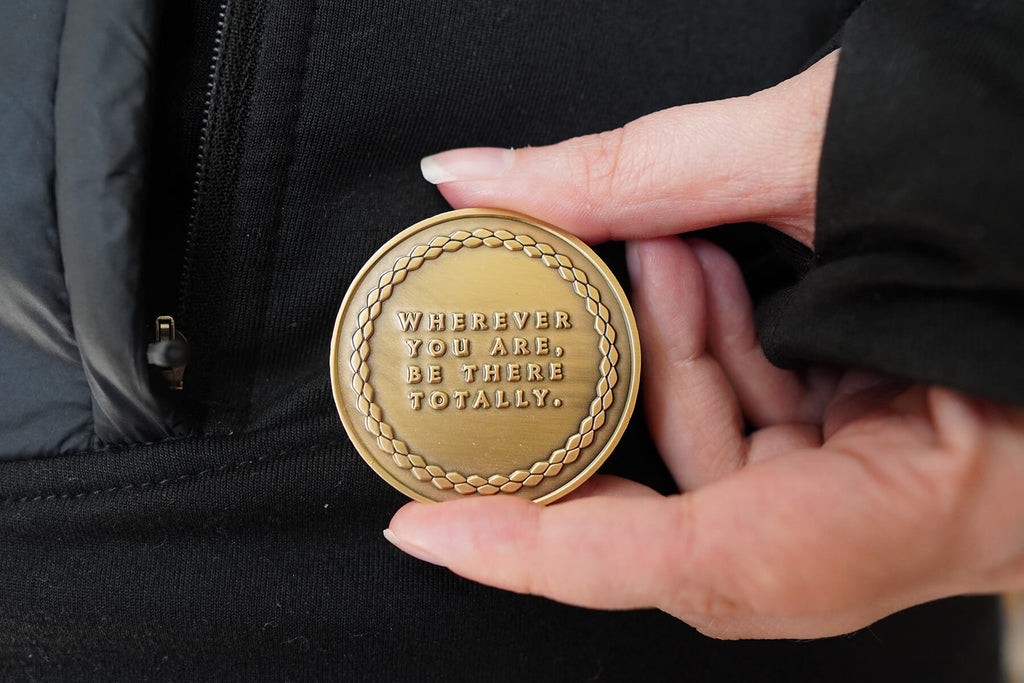 "Be Mindful" Mindfulness Reminder Coin – Declutter The Mind